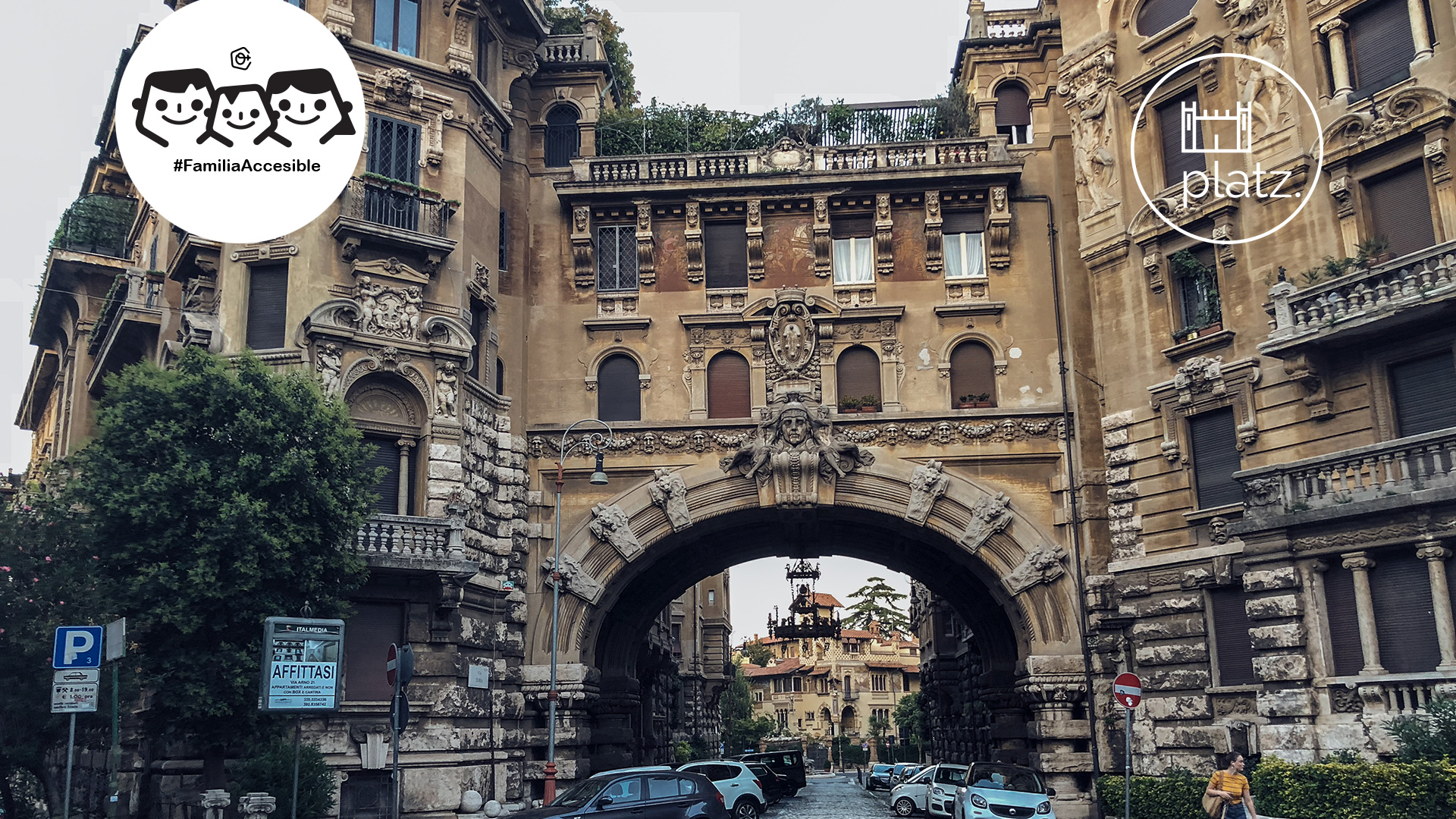 Quartiere Coppedè – Roma – Out the Cave – Turismo Accesible